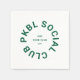 Green PKBL Social Club Crest Pickleball Napkins | Zazzle