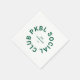 Green PKBL Social Club Crest Pickleball Napkins | Zazzle