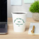 Green PKBL Social Club Crest Pickleball Paper Cups | Zazzle