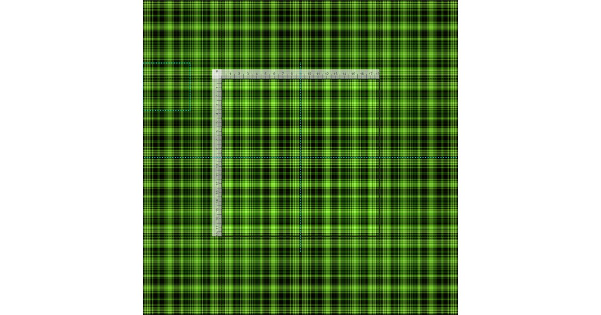 Green Plaid Fabric | Zazzle