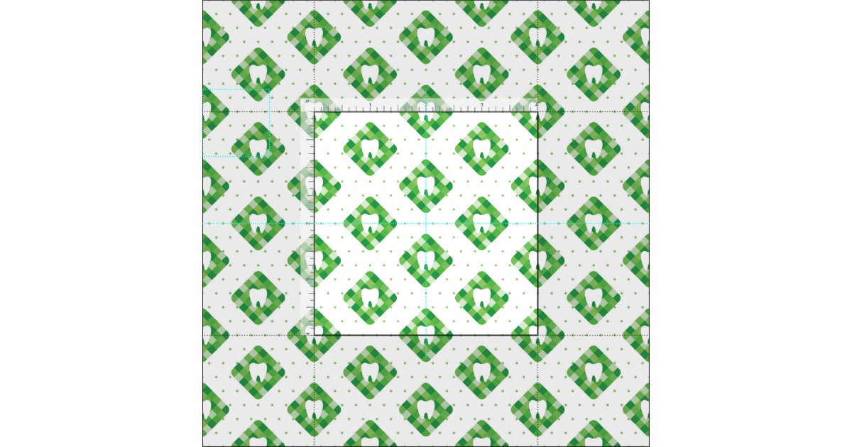 Green Plaid Tooth Pattern Fabric | Zazzle