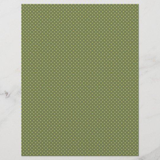Green Polka Dot Scrapbook Paper | Zazzle.com