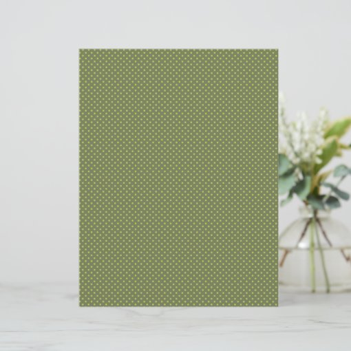 Green Polka Dot Scrapbook Paper | Zazzle