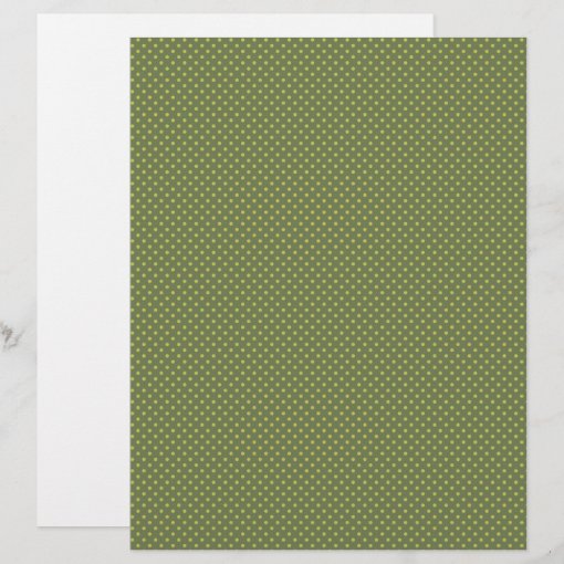 Green Polka Dot Scrapbook Paper | Zazzle