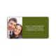 Green Pressed couple Boho Wedding Label | Zazzle