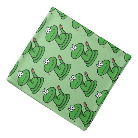 Green Rattle Snake Bandana | Zazzle.com