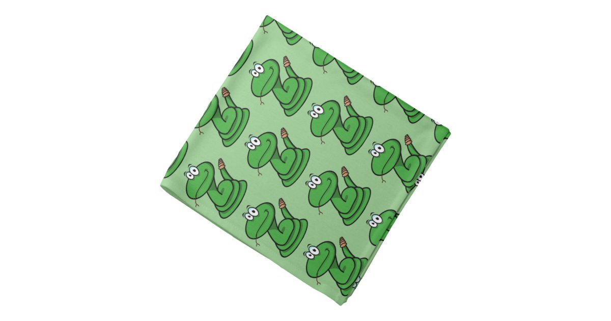 Green Rattle Snake Bandana | Zazzle.com