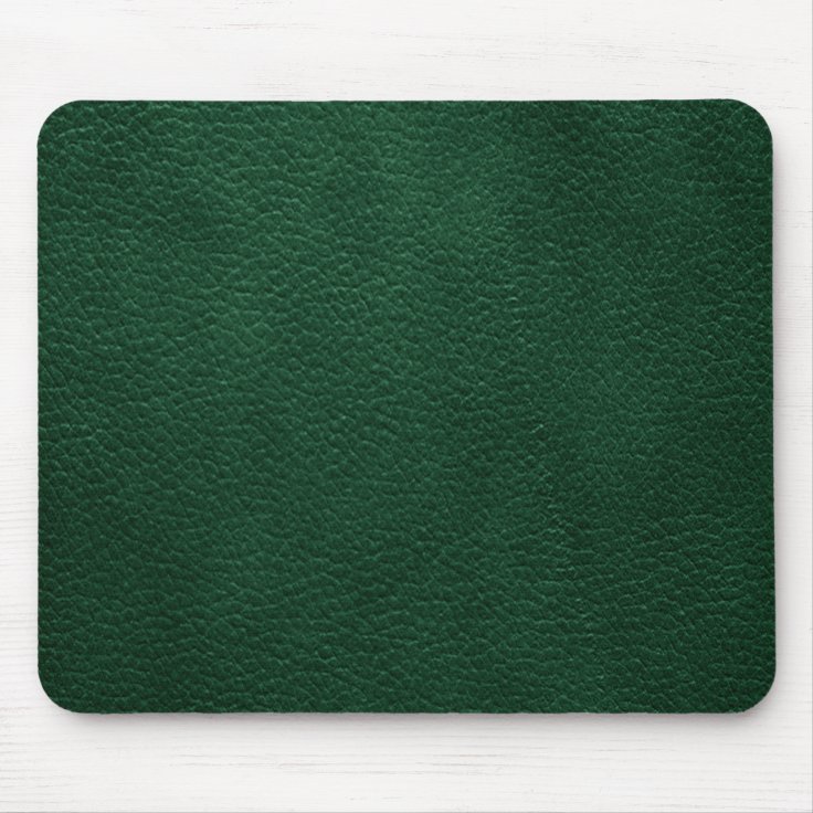 Green Retro Custom Leather Mouse Pad | Zazzle