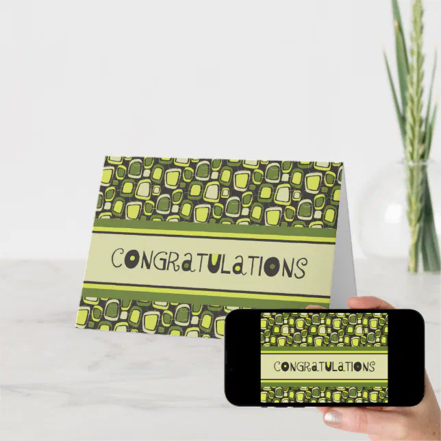 Green Retro Employee Anniversary Card | Zazzle
