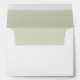Green Return Address Wedding Invitation Envelope | Zazzle