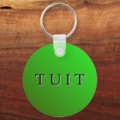 Green Round Tuit Keychain | Zazzle