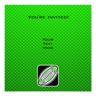 Rugby Invitations | Zazzle