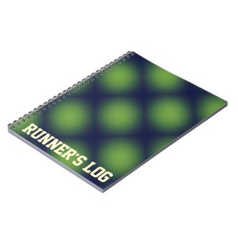 Green Runner's Log Running Notebook Spiral Journal | Zazzle