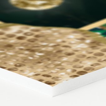 Green Safari Animal Print Agate Wedding Welcome Foam Board | Zazzle