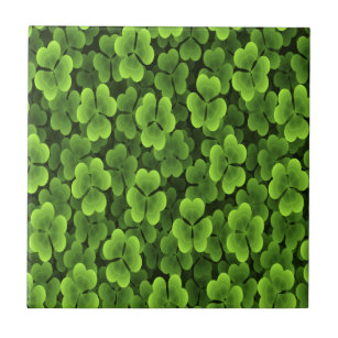 Shamrock Decorative Ceramic Tiles | Zazzle