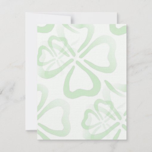 Green Shamrock Wedding Invitation | Zazzle