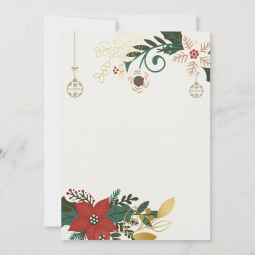 Green Simple Christmas Party Invitation | Zazzle
