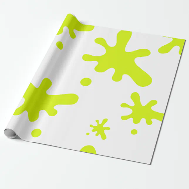Green Slime Wrapping Paper | Zazzle