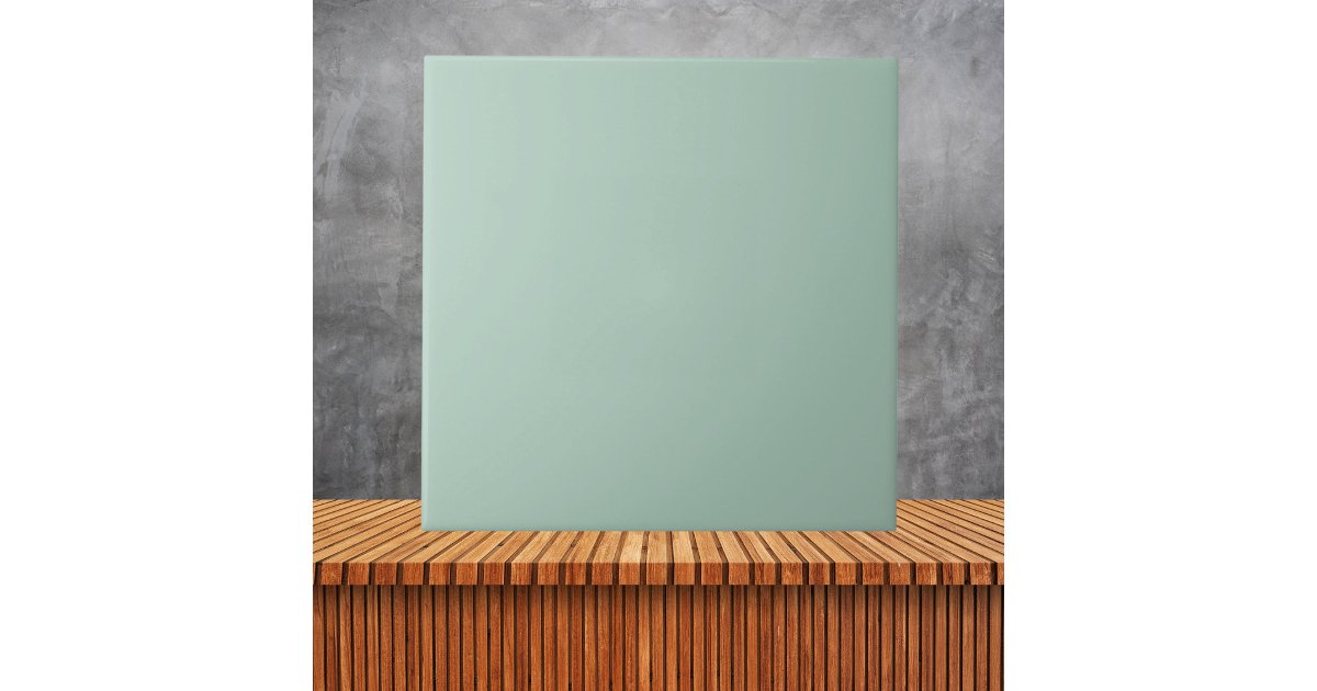 Green Solid Color Ceramic Tile | Zazzle
