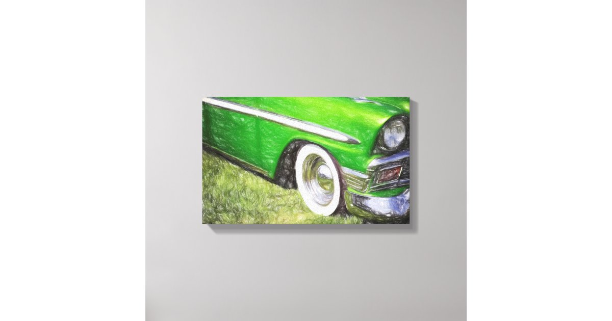 Green Speed Canvas Print | Zazzle