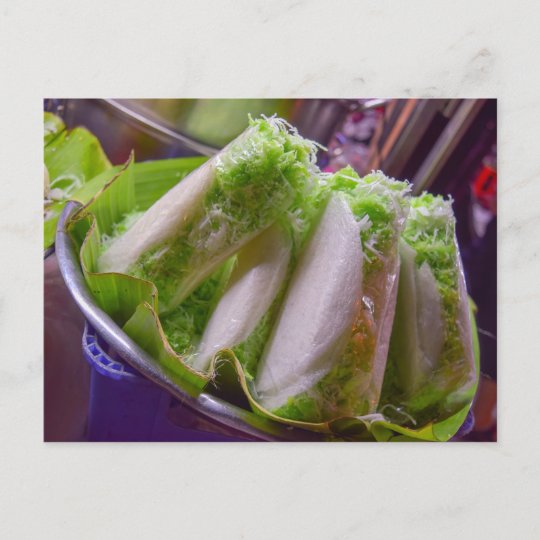 Green Sticky Rice in Vietnam Postcard | Zazzle.com