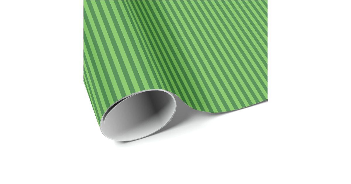 Green Striped Wrapping Paper | Zazzle