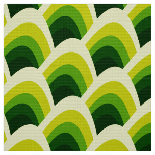 stylish 70s Mod retro fabric | Zazzle