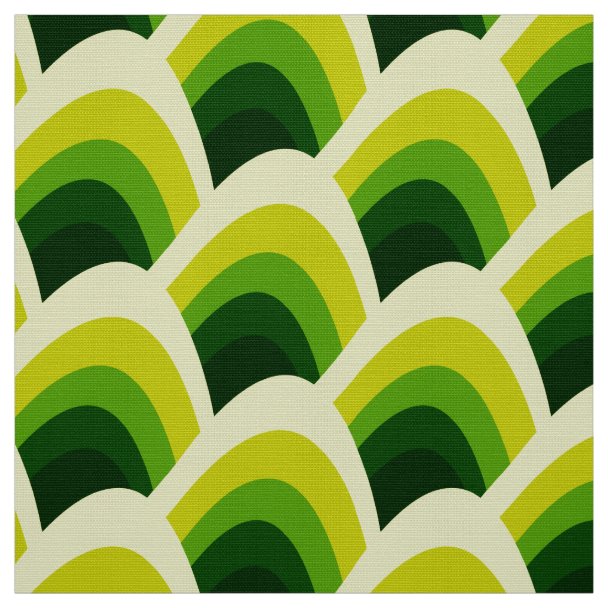 stylish 70s 60s retro mod fabric | Zazzle