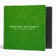Green Suede Leather Look Embossed Flowers Binder | Zazzle