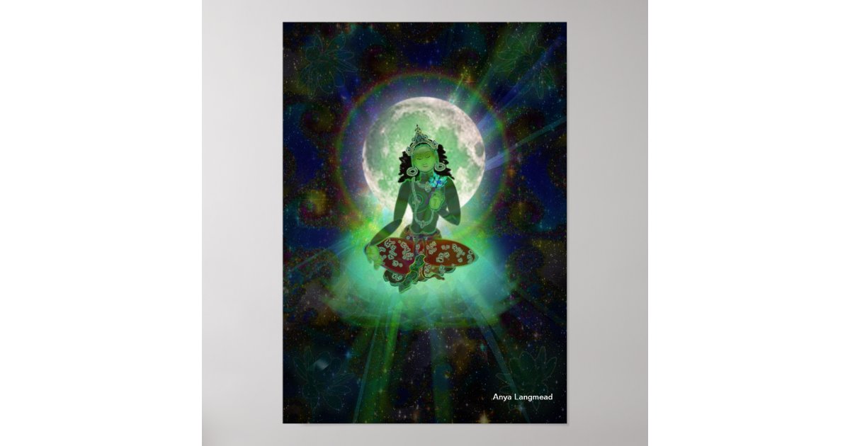 'Green Tara' poster | Zazzle