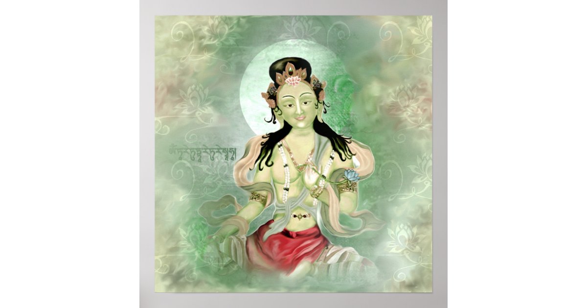 Green Tara Poster | Zazzle