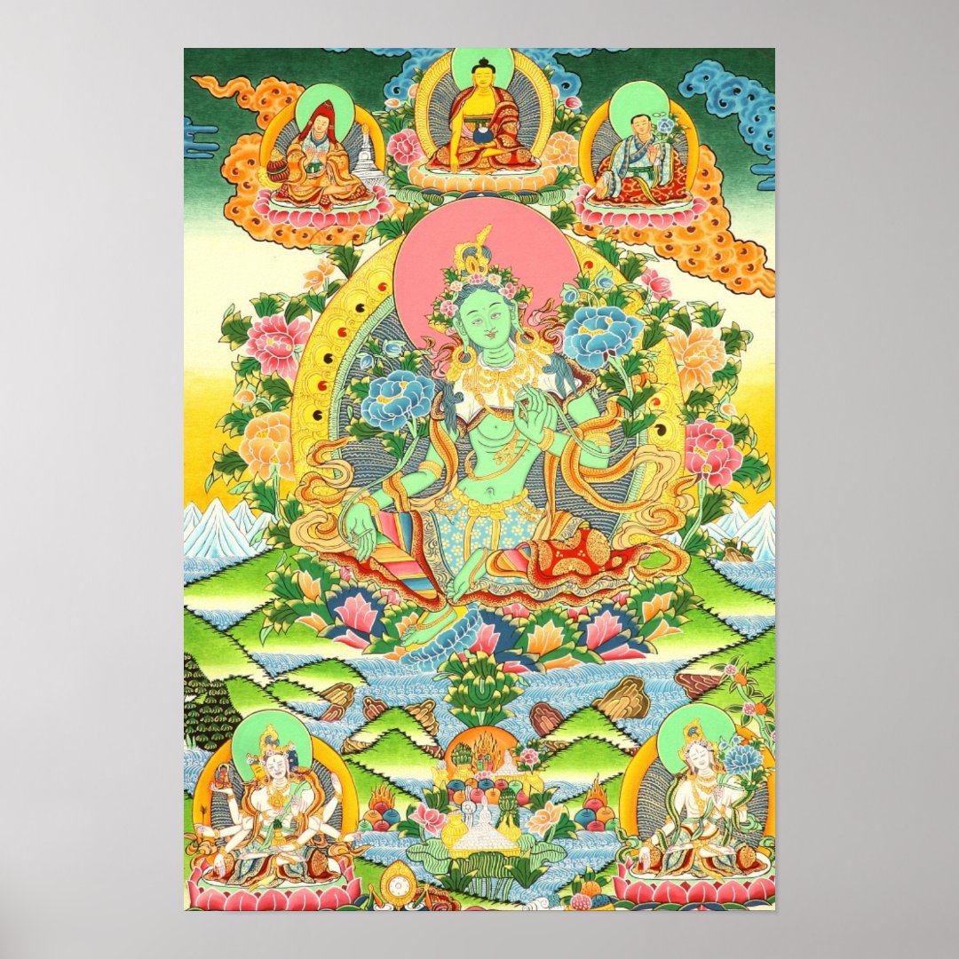 Green Tara Poster | Zazzle