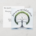 Green Tree of Life Party Invitation | Zazzle