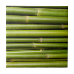 Bamboo Decorative Ceramic Tiles | Zazzle