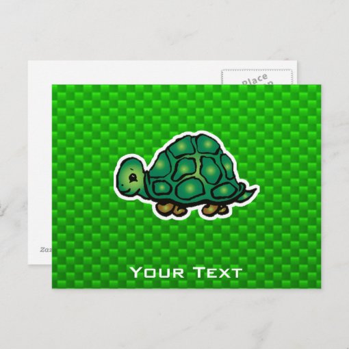 Green Turtle Postcard | Zazzle