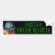 GREEN VEHICLE BUMPER STICKER | Zazzle
