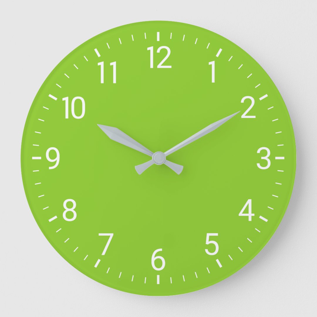 Green Wall Clock | Zazzle
