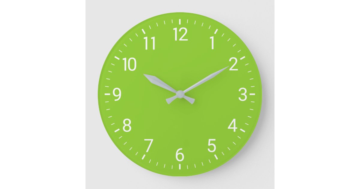 Green Wall Clock | Zazzle