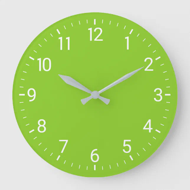Green Wall Clock | Zazzle