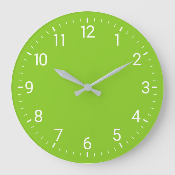 Green Wall Clock | Zazzle