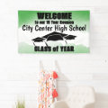 Green Watercolor Border Class Reunion Welcome Banner | Zazzle