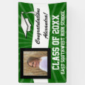 Green White Custom Photo Graduation Sign | Zazzle