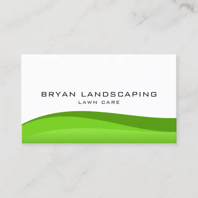Green Yard - Landscaping Business Card | Zazzle
