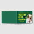 Green Yellow Class of 2025 Photo Custom Graduation Guest Book | Zazzle