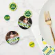 Green & Yellow Graduation Photo Personalized Party Confetti | Zazzle