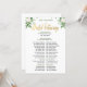 Greenery and Gold Simple Wedding Entourage Invitation | Zazzle