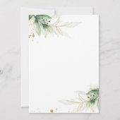 Greenery And Gold Virtual Baby Shower Invitation | Zazzle