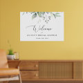 Greenery, Eucalyptus Leaves, Boho, Bridal Welcome Poster | Zazzle