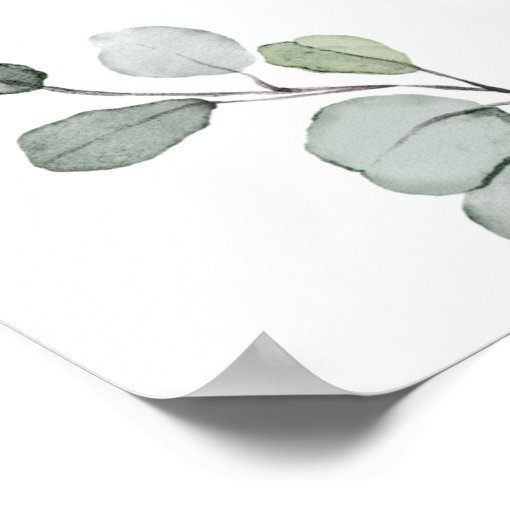 Greenery foliage boho bridal shower countdown sign | Zazzle