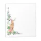 Greenery Foliage Christmas Deer Notepad | Zazzle
